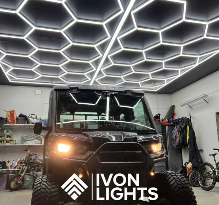 Hexagon LED loftljós – Ljósameistarinn